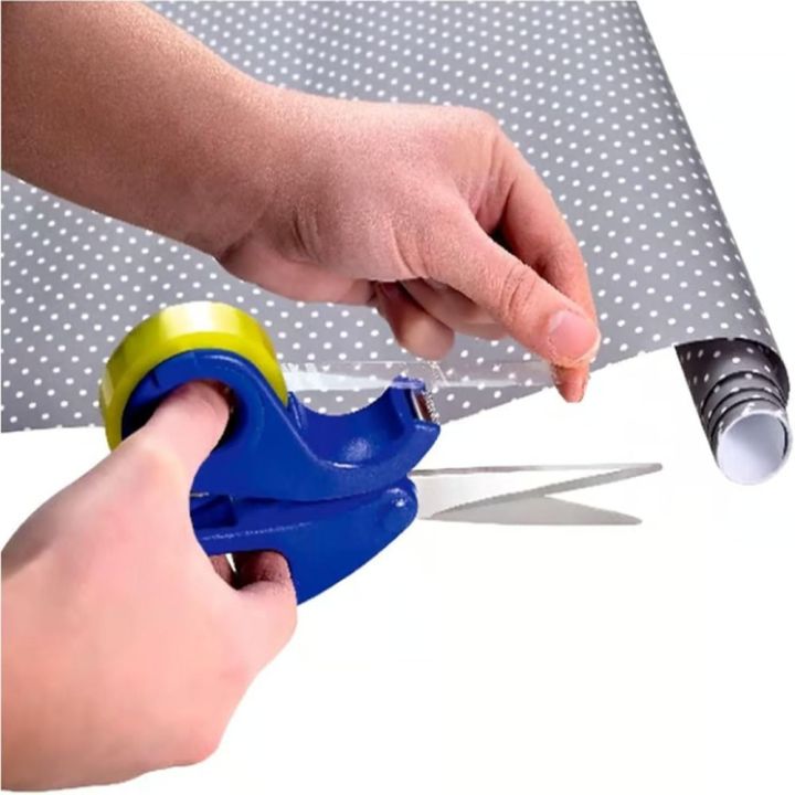New Tape Dispenser Office Scissors Safety Multipurpose Tailor Shear ...