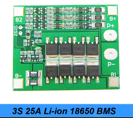 Bms Charger 3S 25A Lithium LI-ION Battery Charger Protection BMS Board ...
