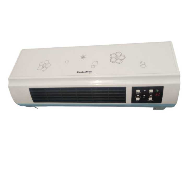 Electromax 909 Wall Heater/Air Cooler With Remote Control Wall Mounted ...