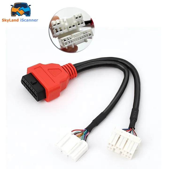 For Tesla Special Wiring Harness Obd Dual Head Conversion Cable OBD2 ...