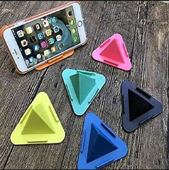 Universal Portable Three-Sided Triangle Desktop Stand Mobile Phone ...