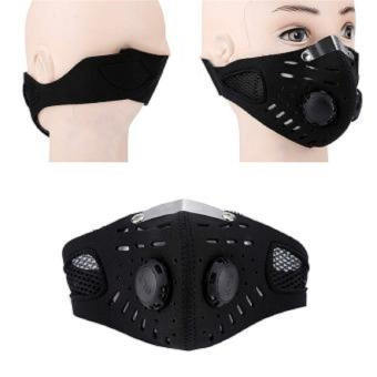 Black Face Mask With Filters | Daraz.com.np