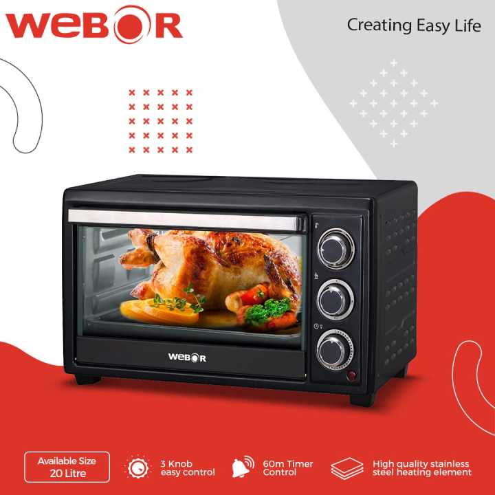 Webor 20Ltr Oven Toaster Grill | Daraz.com.np