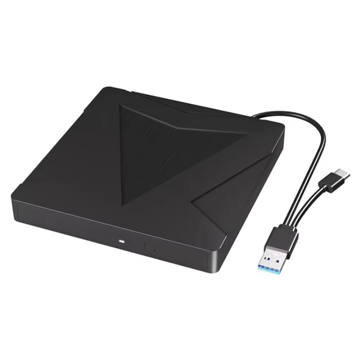 External DVD Drive CD DVD -/+RW Player Burner Portable Optical Drive ...