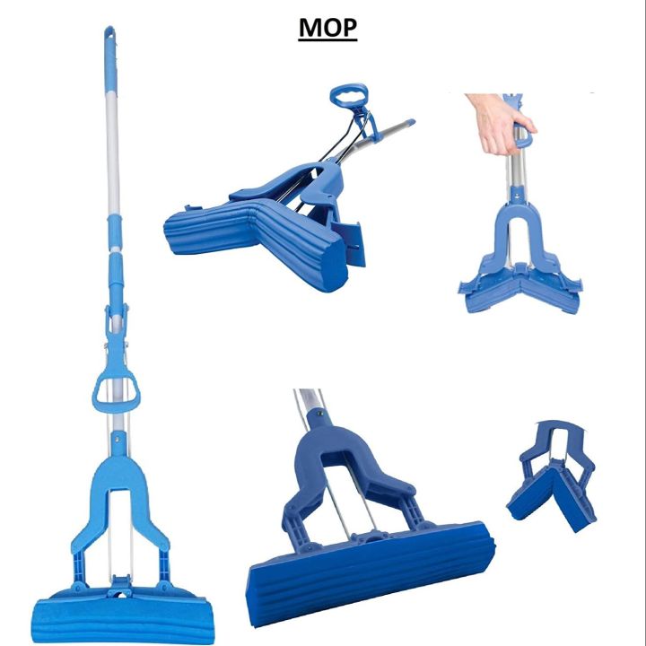Namaste Magic Mop with Telescopic Handle, Microfiber PVA, Durable ...