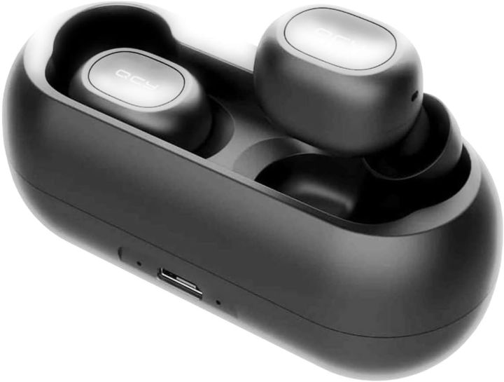 "QCY T1C True Wireless Earbuds with Charging Case, Bluetooth Headphones ...