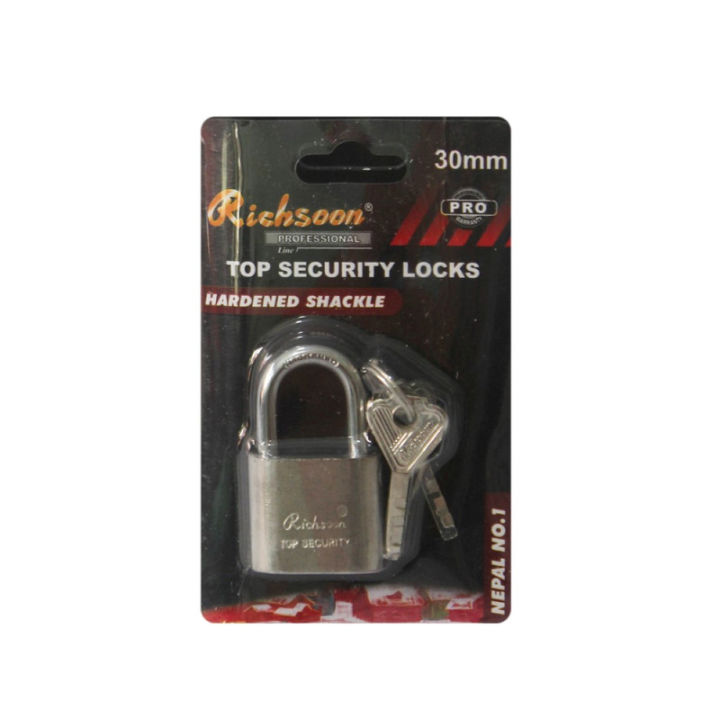 Richsoon Hardened Security Lock 30 mm | Daraz.com.np