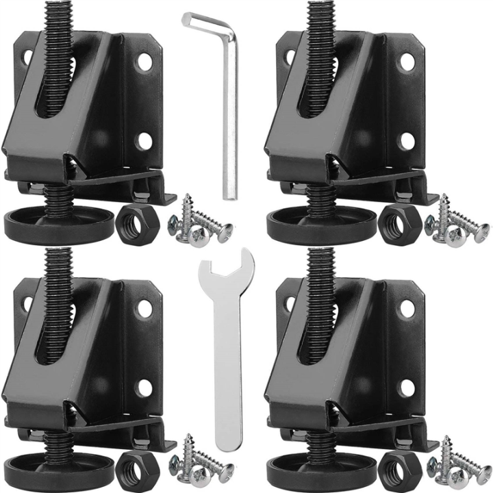 8X Heavy Duty Leveling Feet Furniture Levelers Adjustable Table Leg ...
