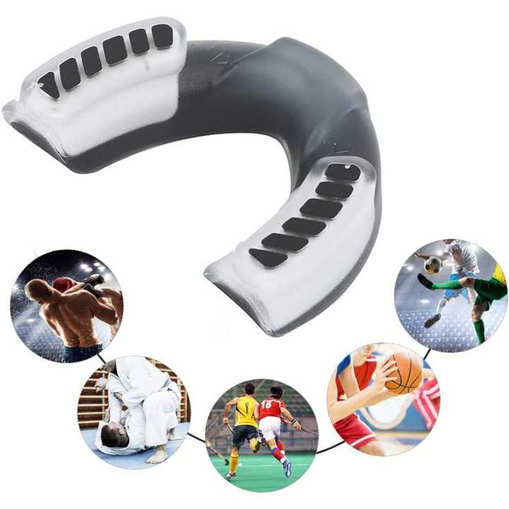 Sports Mouthguard-EVA Professional Tooth Protection Signal Side Teeth ...