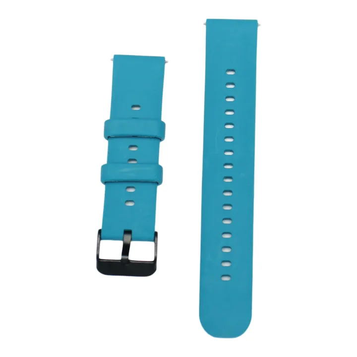 Light Blue Square 20mm Silicone Strap For Haylou Watch 2 PRO Smart ...