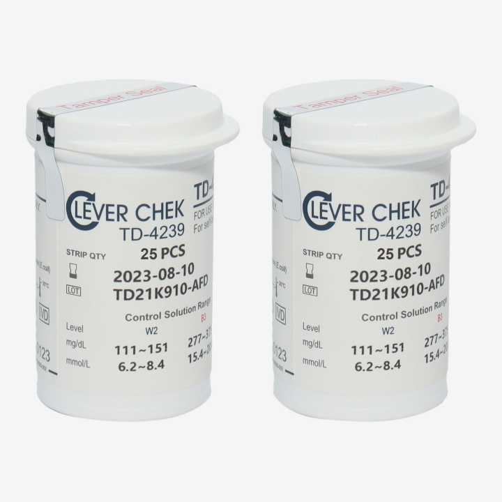 Clever Check Glucometer Strips (Td4239), 50 Strips | Daraz.com.np