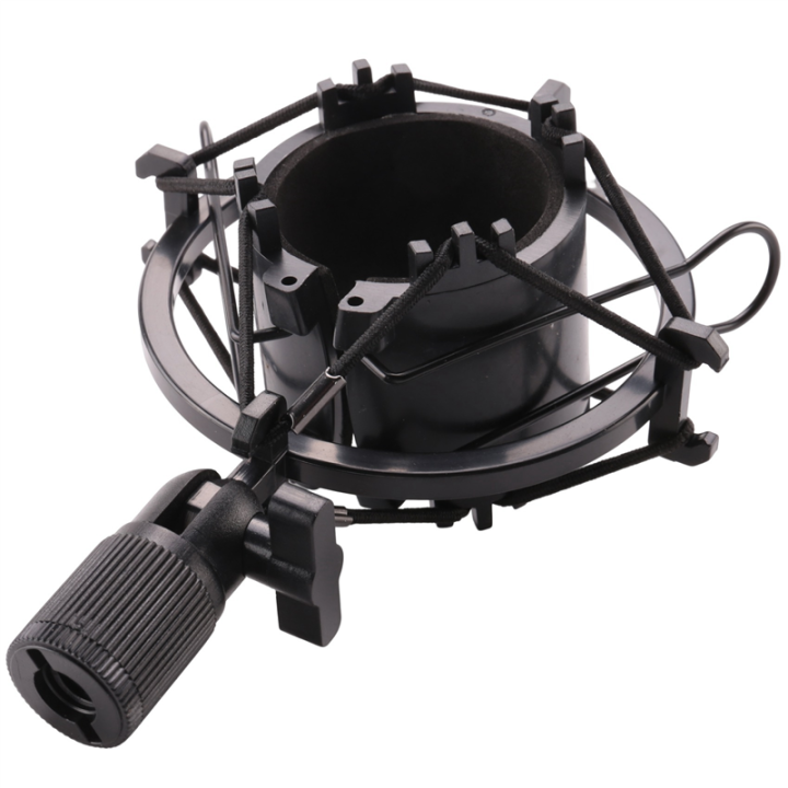 Load Mic Microphone Shock Mount Clip Holder Stand Radio Black | Daraz ...
