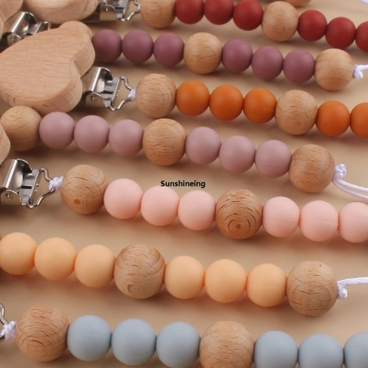 Baby Products Bead Strap Release Teether Boys Girls Zipper Pacifier ...