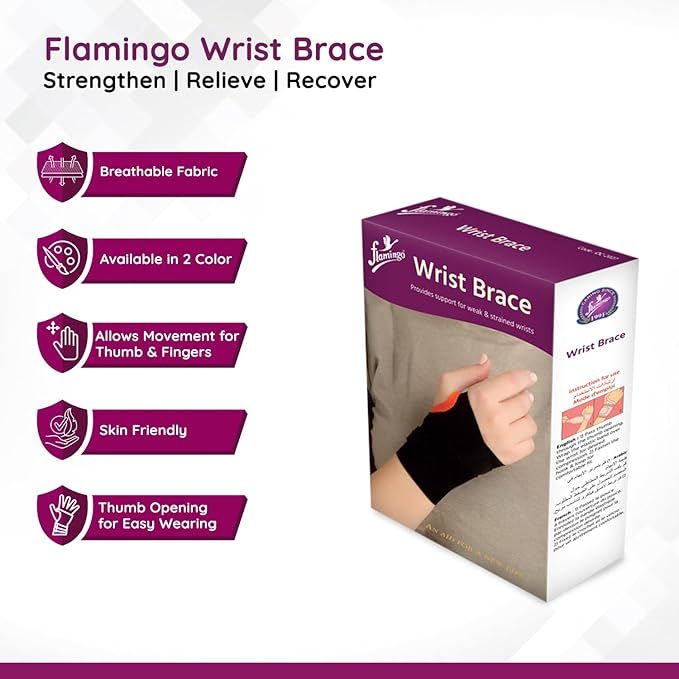 Flamingo Wrist Support Splint For Exercise , Sports , Splint , Injuries ...