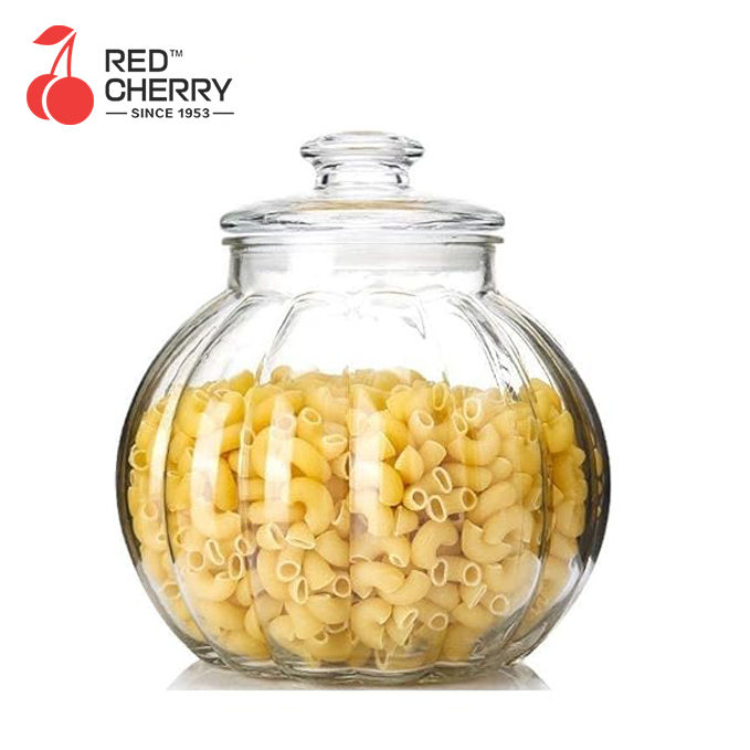 Red Cherry Pumpkin Tank Air Tight Storage Jar Achar Jar Pickle Crystal ...