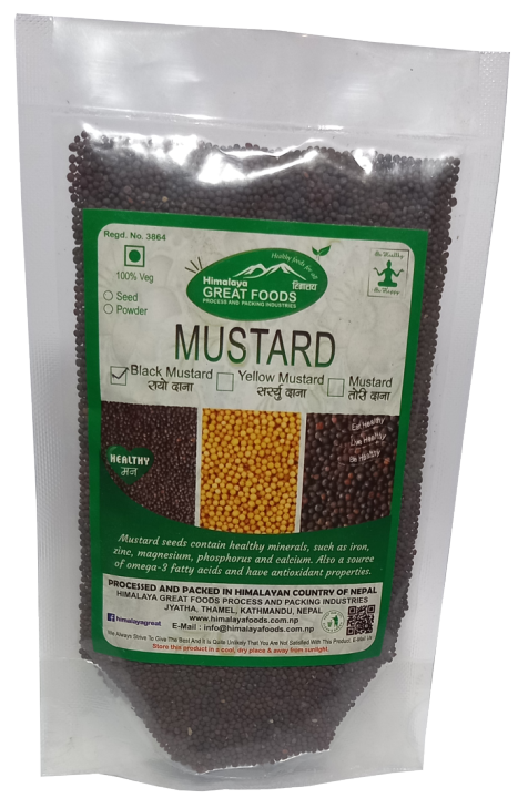Himalaya Great Foods Black Mustard Seeds ( Rayo Ko Dana ) - 100 GM ...