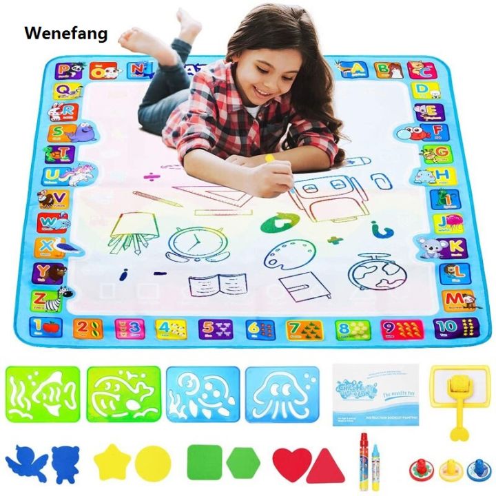 Wenefang Coolplay Magic Water Drawing Mat Coloring Doodle Mat with ...