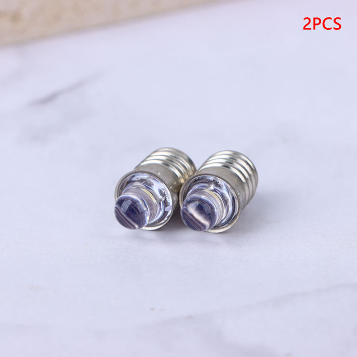 2025 NEW 2pcs E10 Led Flashlight Bulb DC 3V 6V Instrument Bulb ...
