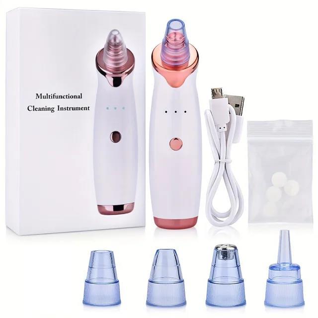 HOT Electric Facial Blackhead Remover Vacuum Pore Cleaner Acne Cleanser ...