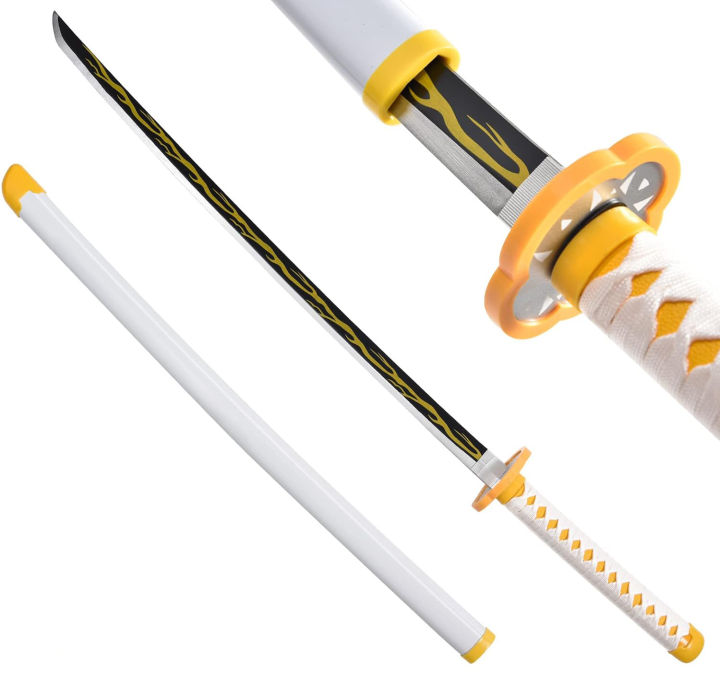 Anime Blade 104cm Long Wooden Blade | Anime Character Zenitsu ...