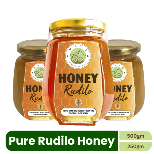 Mato Pure Natural Rudilo Honey 250 Gm- 500Gm | Daraz.com.np