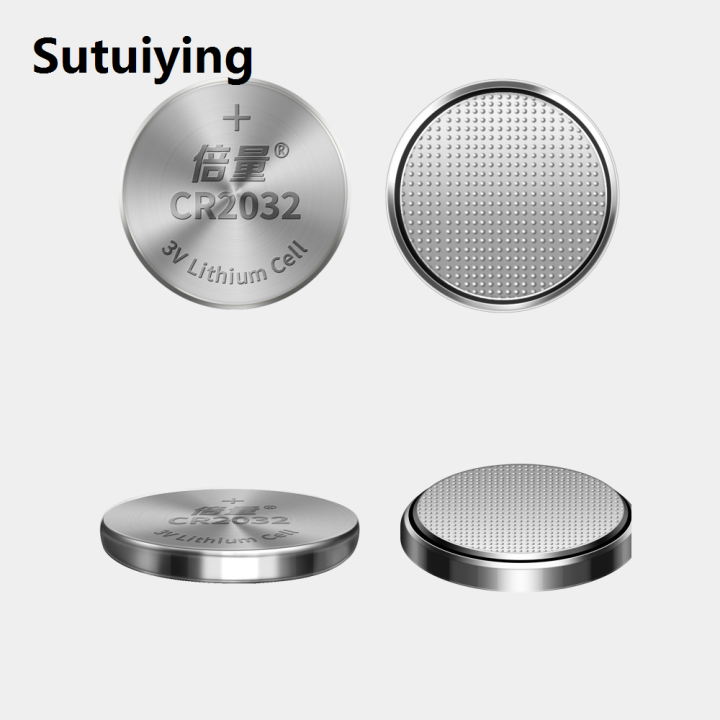 Sutuiying 10pcs Original CR2032 Button 3V Lithium Batteries For Watch ...