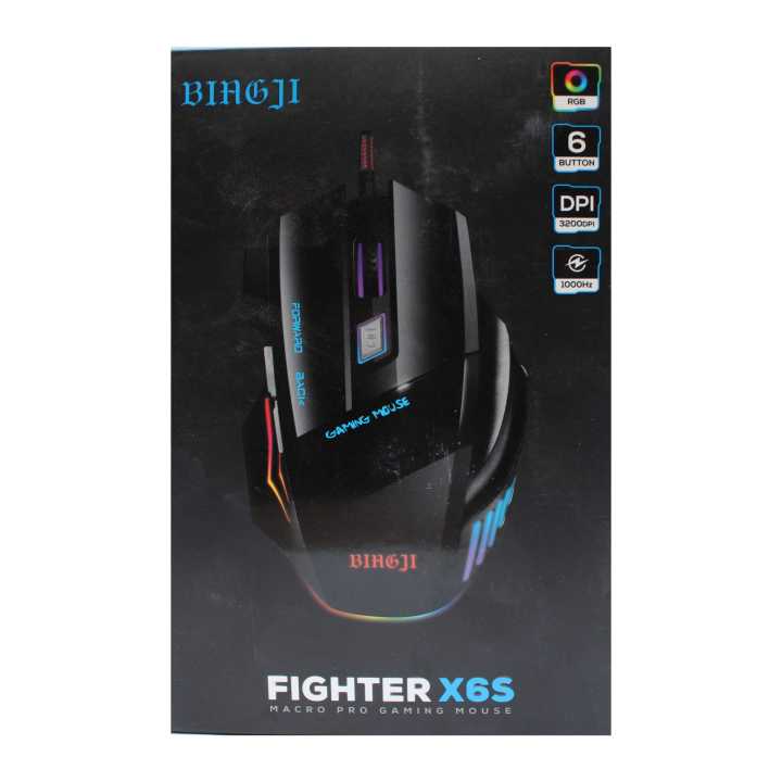 Biagji Macro Pro Gaming Mouse Fighter X6s | Daraz.com.np