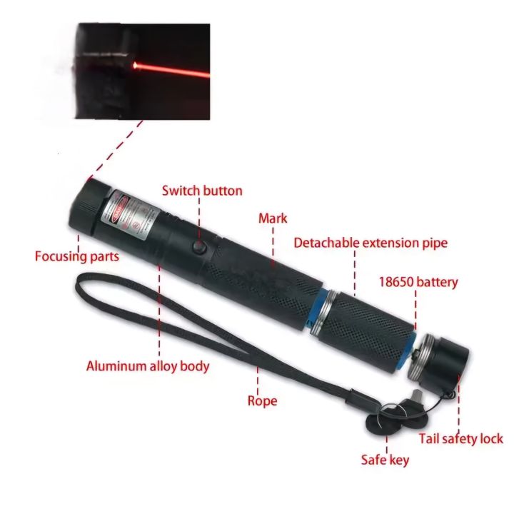Rechargeable Red Laser Pointer Light By Base | Daraz.com.np