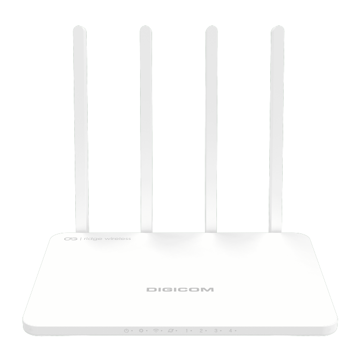 DIGICOM DG-J14 300Mbps DSL Wireless-N Router - White | Daraz.com.np