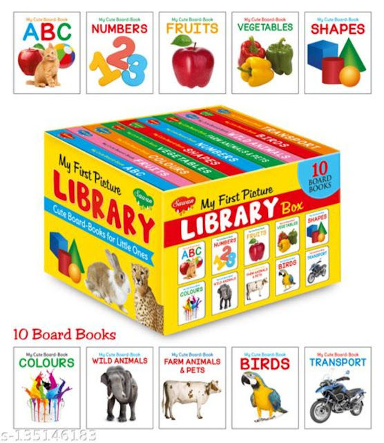 My First Little Librarian : 10 Board Book for Kids Age: 0 to 3 ...