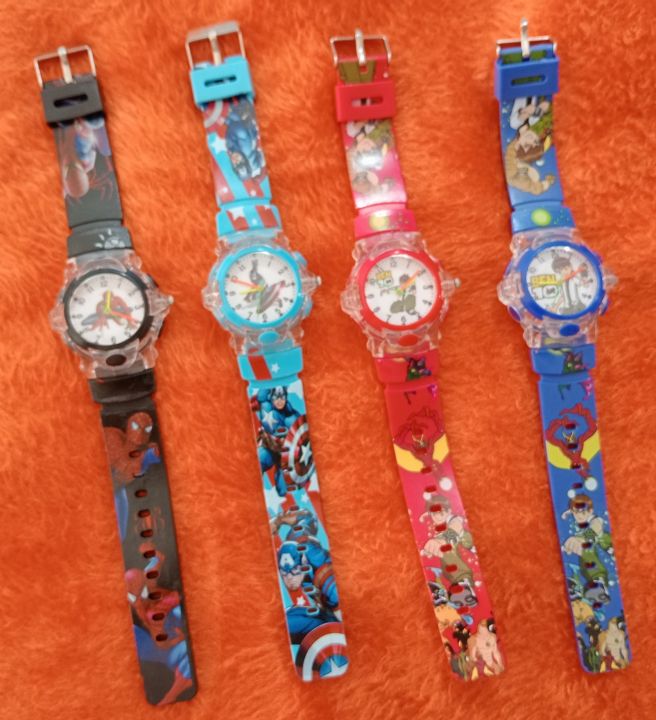 Ben 10 Kids Anolog Watch with LED Light | Daraz.com.np