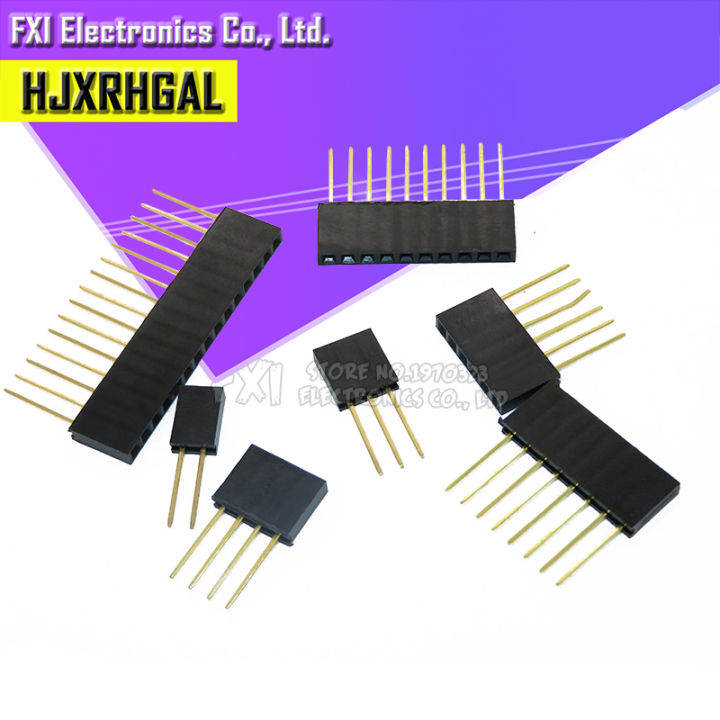2.54mm Single Row Female Long pins 11mm Breakaway Board Pin Header ...