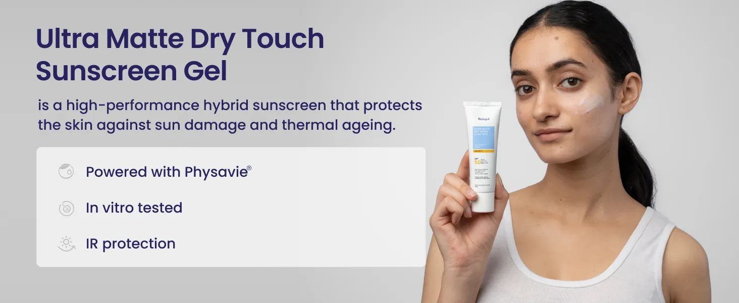 Re'equil Ultra Matte Dry Touch Sunscreen Matte Finish Sunscreen For All ...