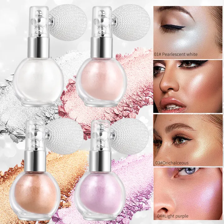 Cross-border airbag fragrance highlighter powder spray powder ...