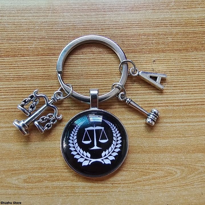 Shuzhu StoreOriginal 2025 NEW Diy Lawyer Keychain Justice Scale 26 ...