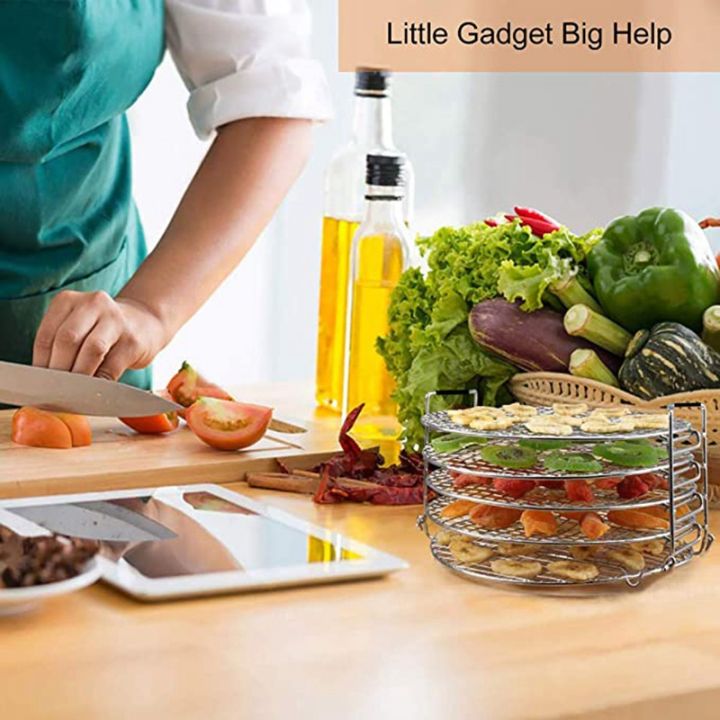 Dehydrator Racks for Oven Five Stackable Layer with Feet Dehydrator ...