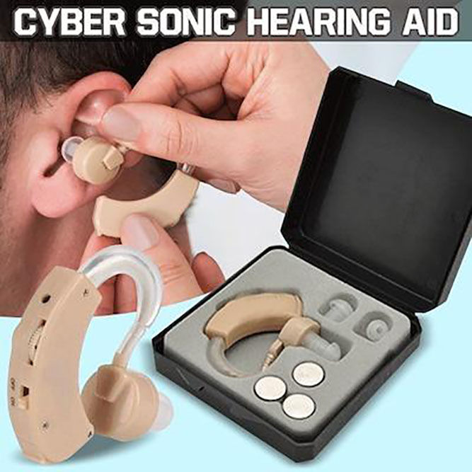 Cyber Sonic Hearing Aid with free battery for Better Hearing/ Elderly ...
