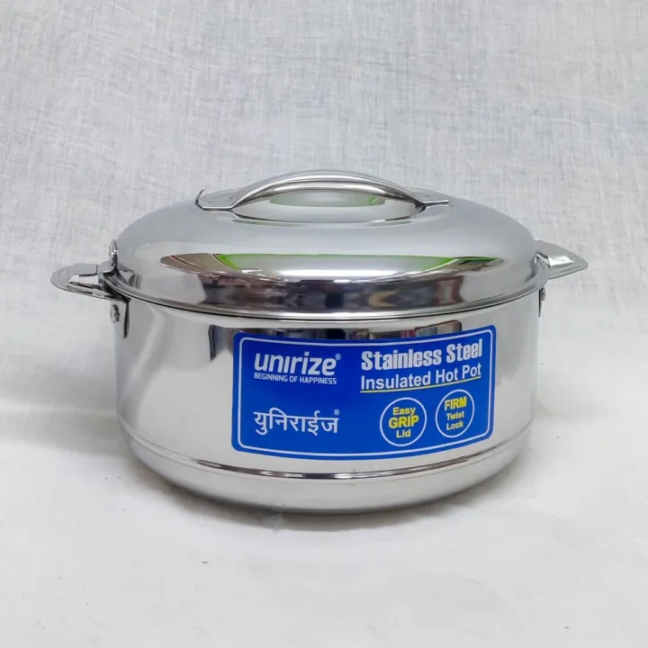 Unirize 2000 ml Stainless Steel Hot Pot Hot Case Casserole Pot | Daraz ...