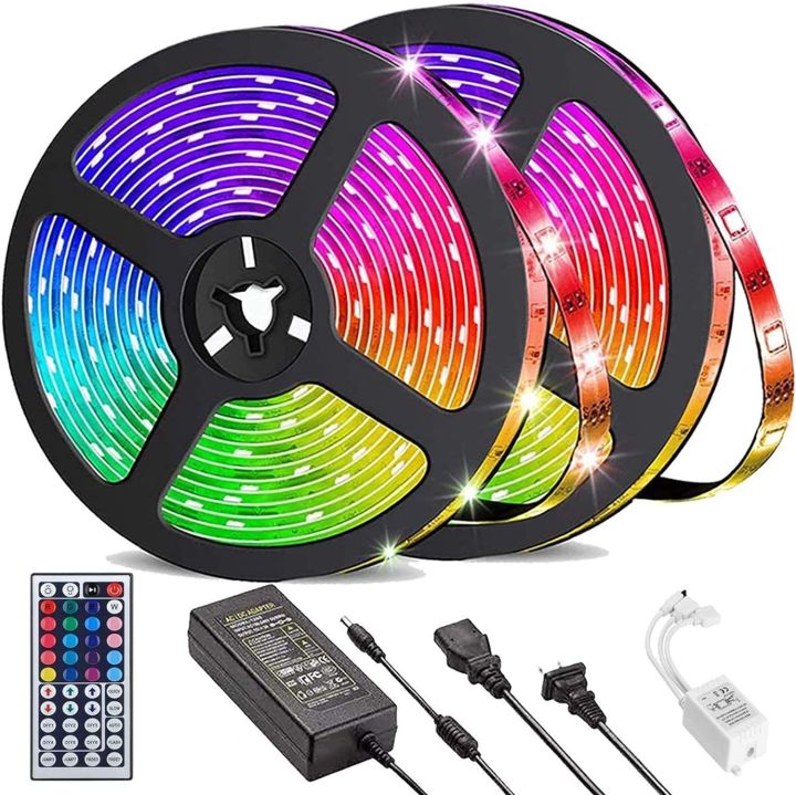 16 Rgb Color Changing Room Decorate 16.4 Ft(5m) Rgb Led Strip Flexible ...