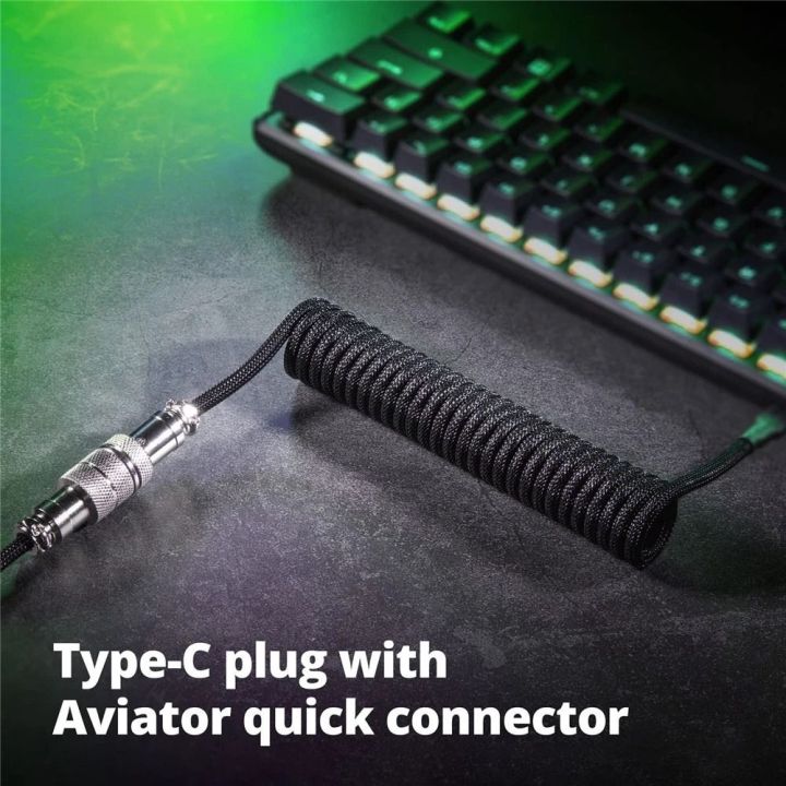 Desktop 5 Cores Port Braided Thread Gaming Keyboard Keyboard Coiled ...