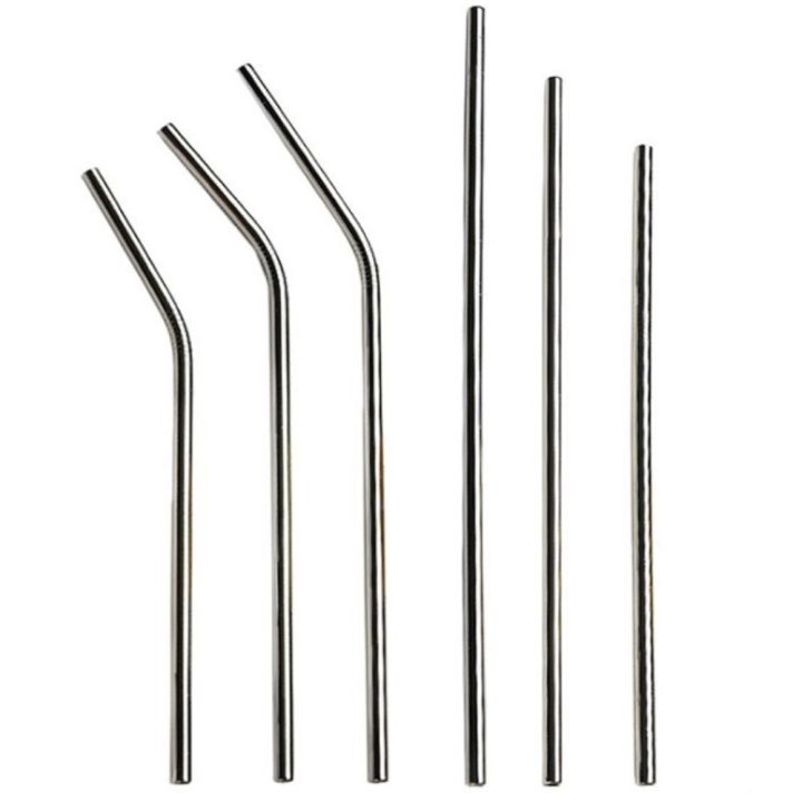 Reusable Bends Stainless Steel Straws Straight Tubes Diameter 6mm Metal ...