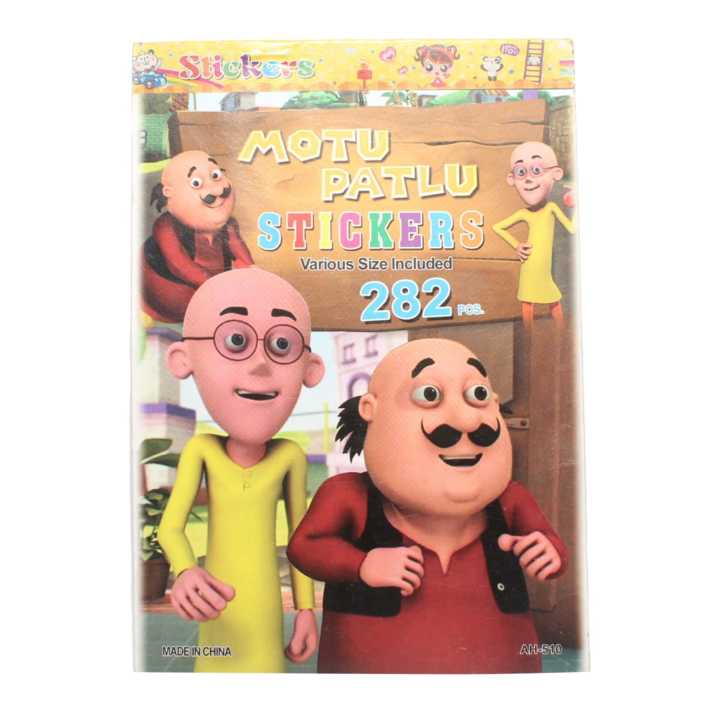 Motu Patlu Stickers-282 Pcs | Daraz.com.np