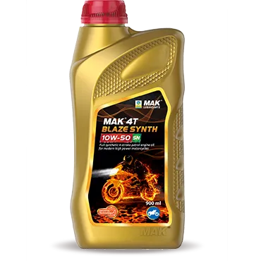 MAK 4T Blaze Synth Engine Oil | SAE 10W50 | API SN, JASO MA | Fully ...
