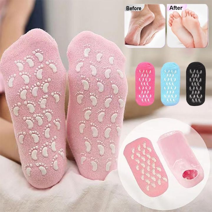 Exfoliating Pedicure Repairing Moisturizing Socks Spa Gel Dry Cracked ...
