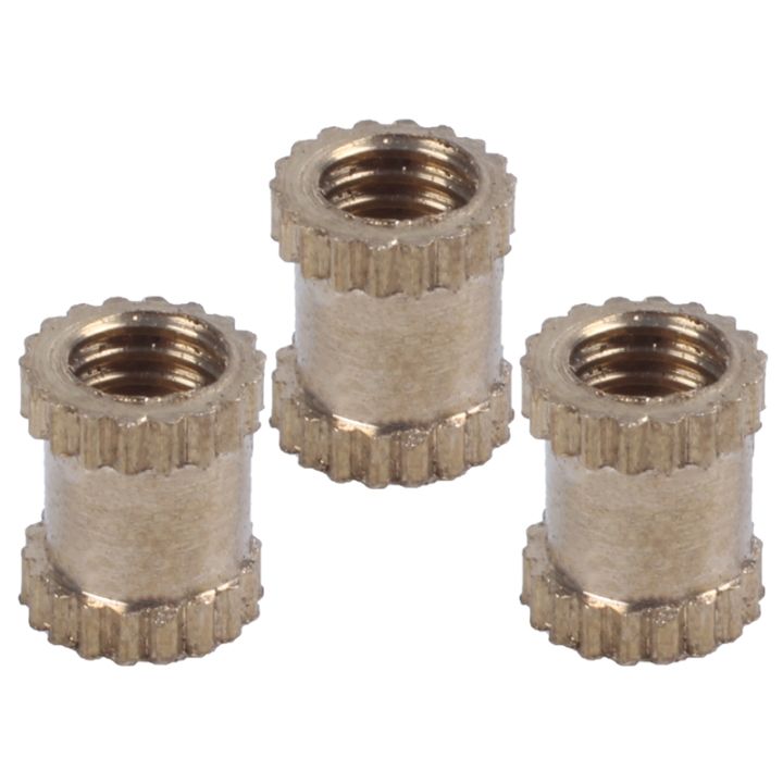 Injection Molding 3mm x 5mm x 4mm Fittings Knurl Thread Inserts 50 Pcs ...