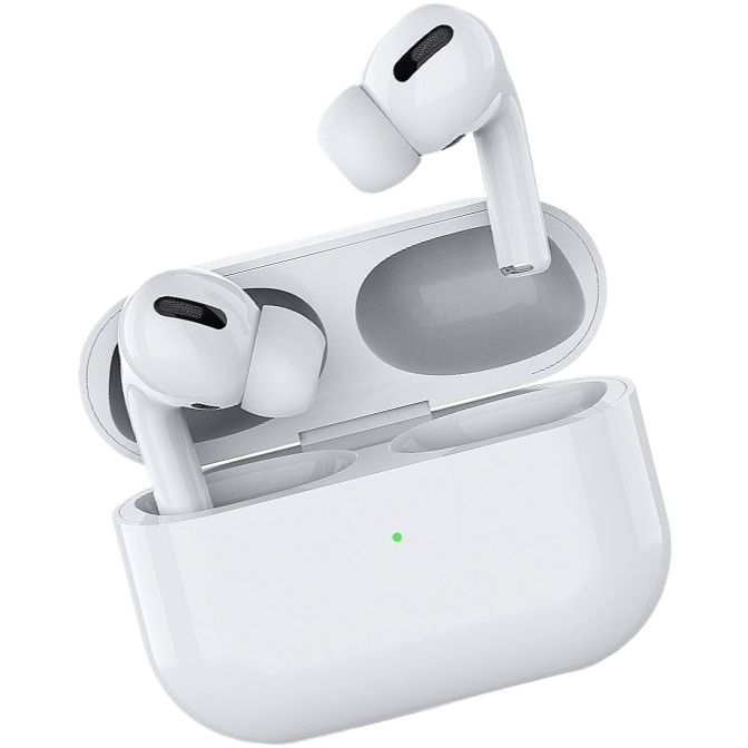 White TWS Wireless Earbuds Pro Bluetooth Connectivity With Charging ...