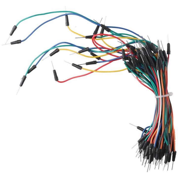 65PCS Durable Male to Male Breadboard Jumper Wires Kit 10/15/20/25cm ...