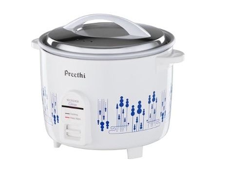 Preethi Rice Cooker RC324 ,2.2 Ltr with Single Pan – White & Blue ...