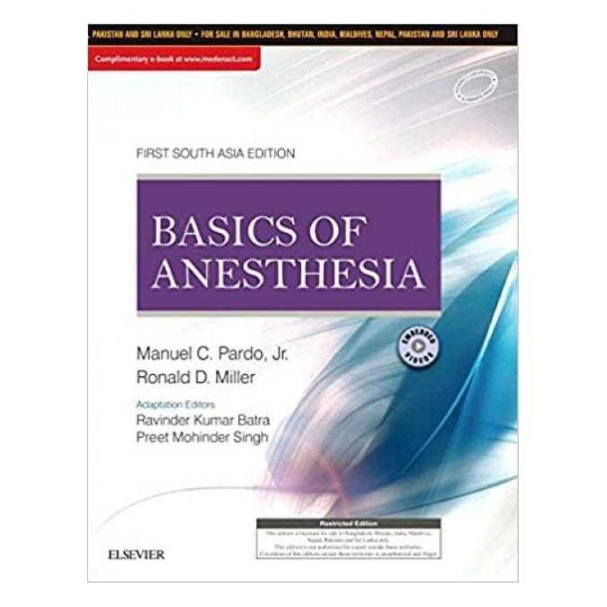 Basics Of Anesthesia: First South Asia Edition - Batra | Daraz.com.np