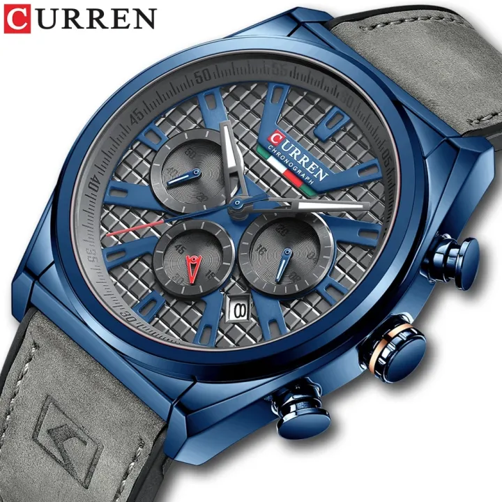 CURREN brand fashionable business luxury sports quartz men's watch ...